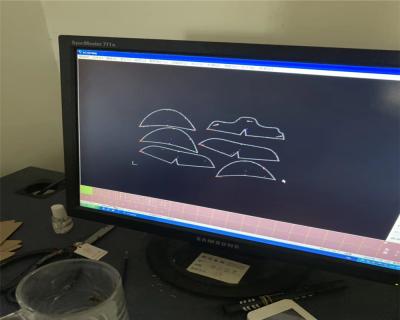 Cina HP45 Tinta scatola universale tipo cartone ondulato scatola campione Maker macchina di taglio in vendita