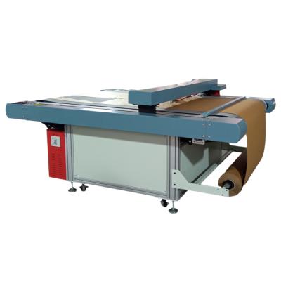 China Automatic Roller Inkjet Flatbed Cutting Plotter Paper Pattern Cutter for Card Printer for sale