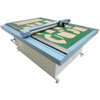 China Automatic Flatbed Cutter Plotter with 1500x1200mm Cutting Scope and HP45 Ink Box for CNC Cardboard Cutting for sale
