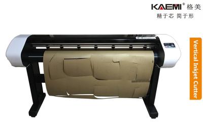 China 1250-2200mm Cutting Size KAEMI HP45 Dual Head Vertical Paper Pattern Cutting and Printing Plotter Cutter for sale
