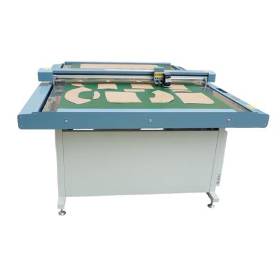 China Dual Cutting Knives Clothing Cutting Plotter 1209 Flat Table Inkjet Cutter ≤3mm Cutting Thickness for sale