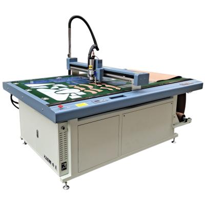China Professional CAD Cutter for Bags Industry Flatbed Template Board Cutter Miller Machine for sale