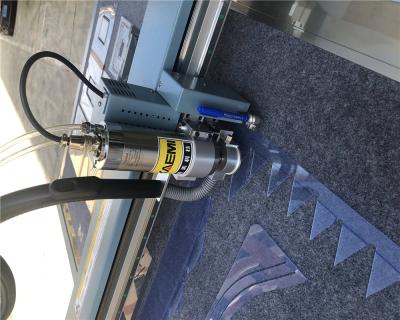 Cina Macchina di taglio cassa d'argento a telaio blu doppio uso per modello di carta e modello di cucitura in vendita