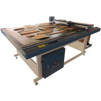 China Paper Pattern Inkjet Flatbed Cutter Plotter , Inkjet Printing Cutting Machine for sale