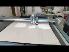 Goedkoop Goed CNC Digitaal Snijmachine Ronde Messer Oscillatie Messer Stof Textiel Snijmachine