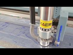 blue frame silver case cutting machine for sewing board milling and garment template