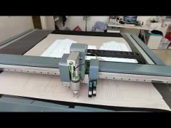 high quality fabric cnc digital cutter clothing cut parts round knife oscillation knife cutter