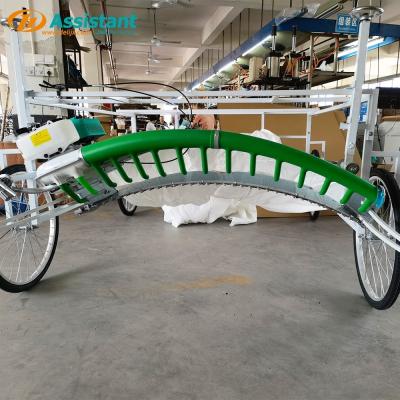 Cina DL-4CH-1210W raccoglitore a doppia ruota di foglie di tè Numero di file 1 per la lavorazione del tè in vendita