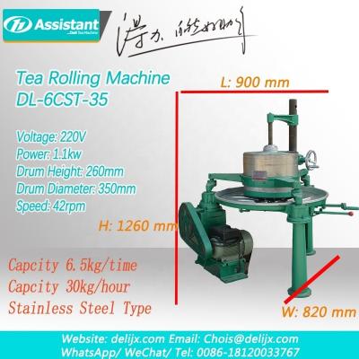 Cina 220 KG Farms Green Tea Kneading Processing Machinery For Tea Leaves Twisting DL-6CRT-35 La produzione di te' verde per la lavorazione delle foglie di tè in vendita