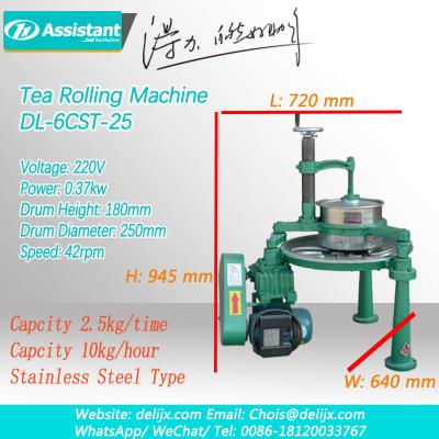 China Altura do barril 180mm Máquina de rolamento de chá para DL-6CRT-25 Cay Fabrikasi Makinasi 250mm à venda