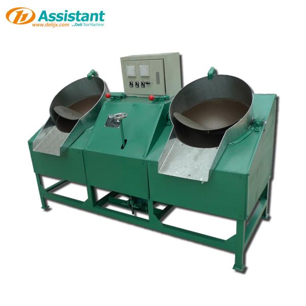 Quality DL-6CSG-50 Double Pan 2 Pot Professional Tea Roasting Machine with 6-8 kg Capacity for sale