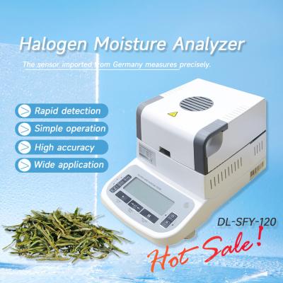 China DL-SFY-120 120g Electronic Moisture Analyzer Infrared Moisture Tester Digital Balance for sale