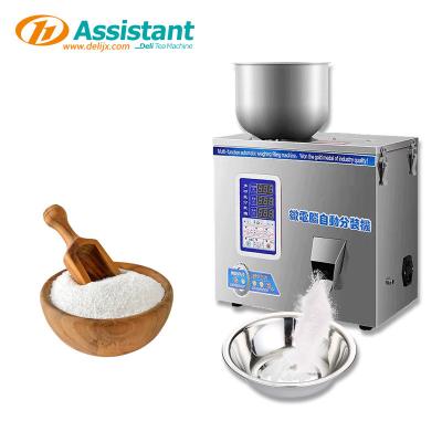 China DL-FZ-50 Semi-Automatic Spiral Screw Filling Machine Desktop Dry Powder Weighing Packing Dispenser Bags Film Used Motor PLC for sale