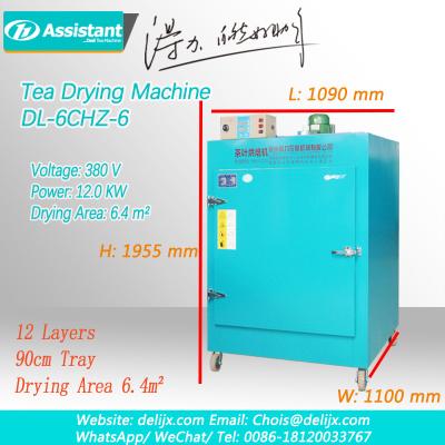 Cina Asciugatrice di foglie di tè Sterilizzatore 6CHZ-6 Macchina elettrica rotativa per la lavorazione delle foglie gialle in vendita