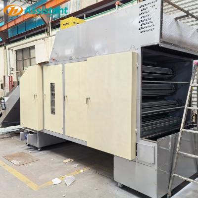 China Grande máquina de cozimento de chá 6050*2120*2230 mm 8-90 min Tempo de secagem para materiais alimentares de chá à venda