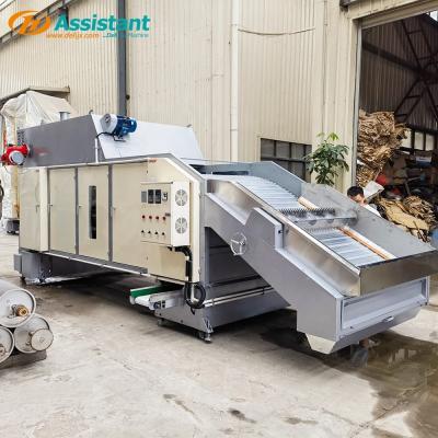 China Grande máquina de cozimento de chá 6050*2120*2230 mm 8-90 min Tempo de secagem para materiais alimentares de chá à venda
