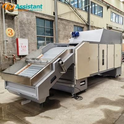 China Grande máquina de cozimento de chá 6050*2120*2230 mm 8-90 min Tempo de secagem para materiais alimentares de chá à venda