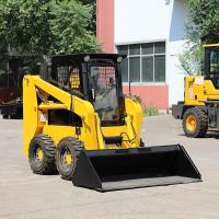 China 55kw Mini Small Skid Steer Loader With Cabin Crawler Skid Steer Loader for sale