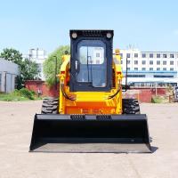 China 55kw Mini Small Skid Steer Loader With Cabin Crawler Skid Steer Loader for sale