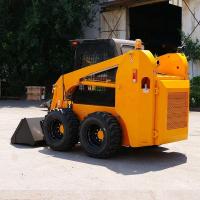 China 55kw Mini Small Skid Steer Loader With Cabin Crawler Skid Steer Loader for sale