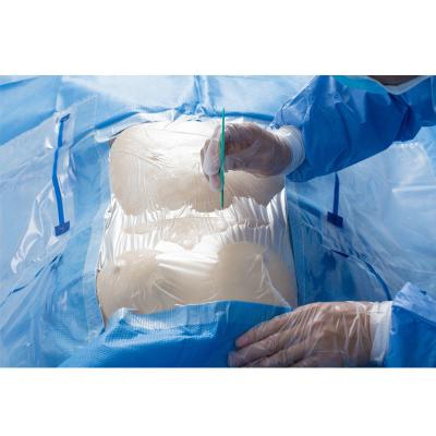 China EO Sterilized Hip U Drape Surgical Hip Drape With Pouch Customized for sale
