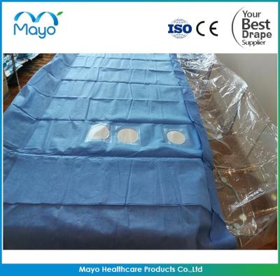 China Angio General Surgery Drapes Pad With Four Transparent Holes for sale