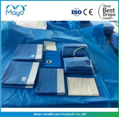 China Sterile Medical Universal Surgical Drape Pack With Surgical Gown for sale