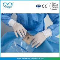 China Blue SMS PP Ophthalmic Drape With Pouch Fluid Collection for sale