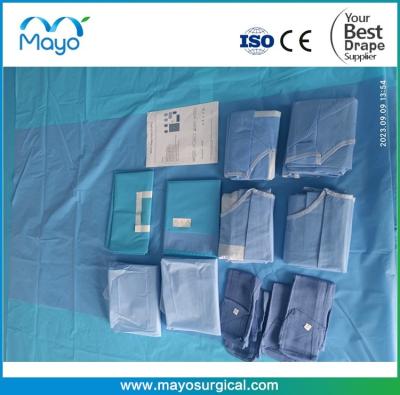 China General Surgery Disposable Sterile Minor Drape Pack With Gown for sale