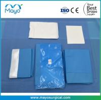 China AAMI Level 3 Disposable Surgical Peri-GYN Drape Pack With Under Buttocks Drape for sale