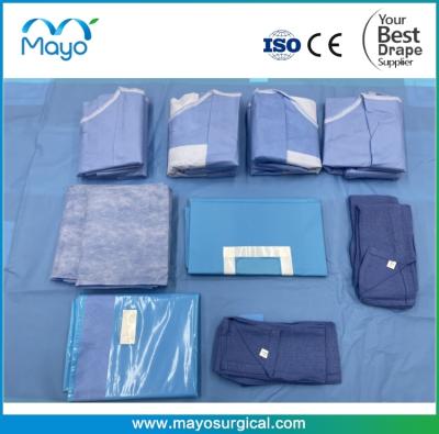 China Customized High Quality Sterile Disposable Non Woven Drape Pack General/universal Surgery Drape Pack for sale
