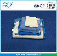 China Blue Laparotomy Drape Pack SMS Laparoscopy Pelviscopy Pack for sale