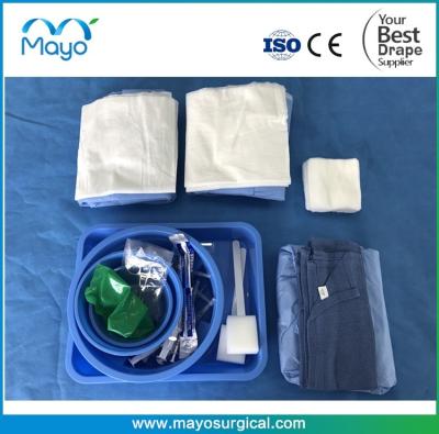 China Customized Disposable surgical Angiography Pack drape sterile angio drape Pack for sale
