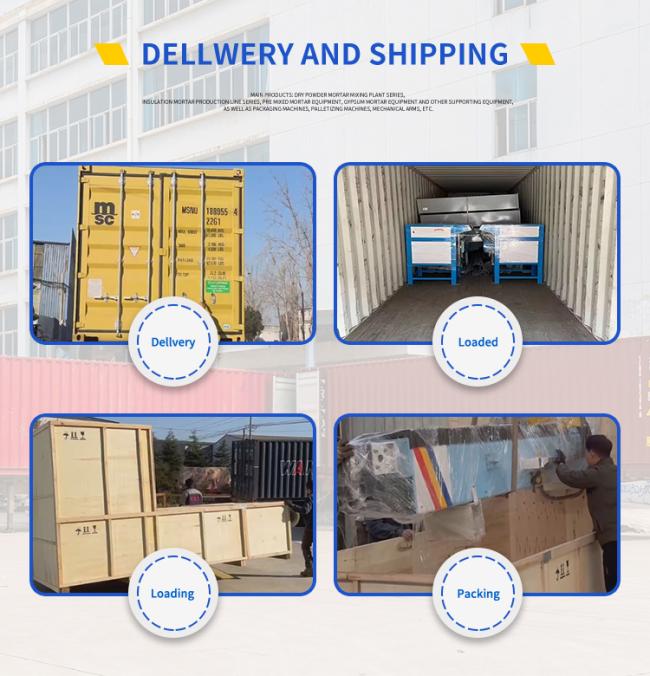 Finished robotic stacker units ready for shipment