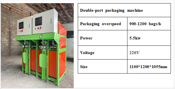 Ultrasonic packaging machine in operation