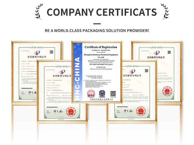 CE certification documentation