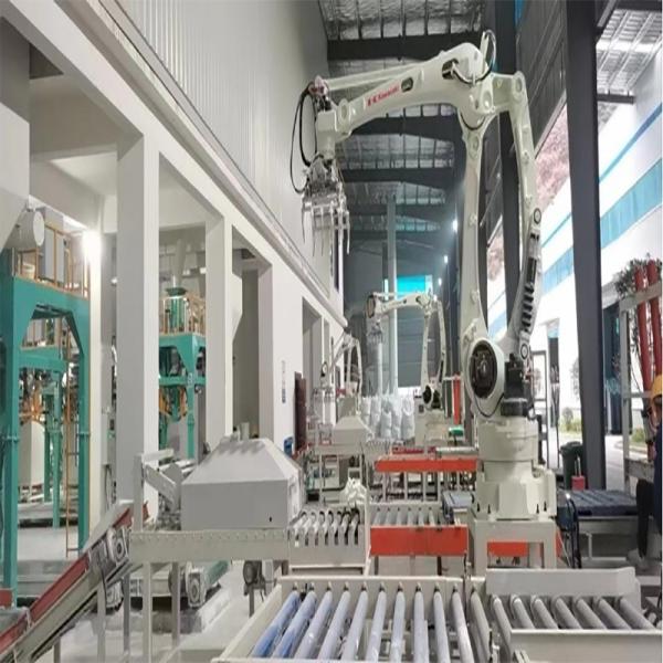 Quality 360 Rotation Robotic Arm Palletizer 380V Automatic Palletizer Machine for sale