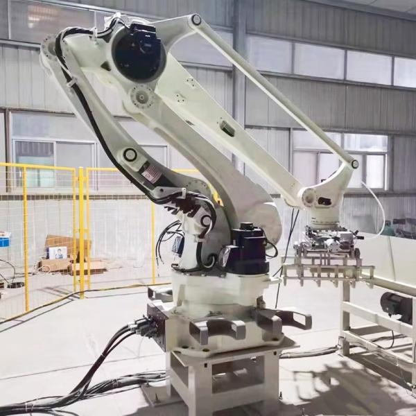 Quality Paper Box Robotic Arm Palletizer Muddy Powder Palletizing Robot for sale