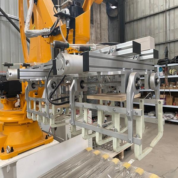 Quality Warehouse Robotic Arm Palletizer 4 Axis Robotic Case Palletizing for sale