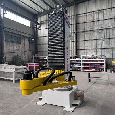 China Industrial Single Column Robot Stacker Palletizer Stacking Machine PALLETIZING ROBOT WITH GRANK ARM for Carton/case/box/bag for sale