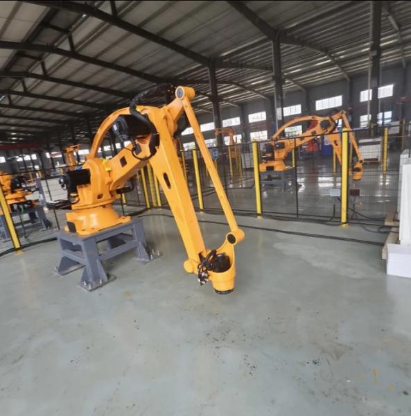 Quality Gypsum Robotic Arm Palletizer Machine 180kgs Robotic Palletizing System for sale