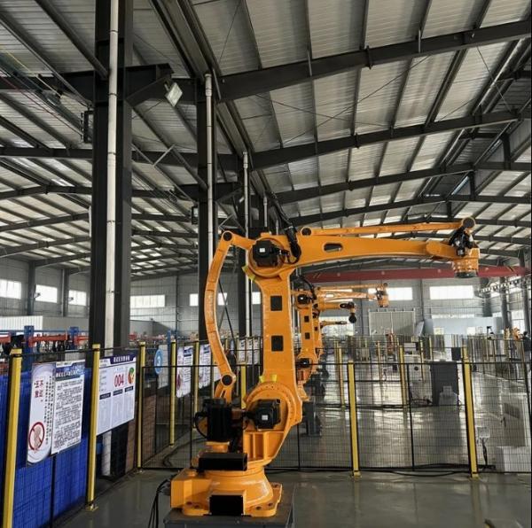 Quality Gypsum Robotic Arm Palletizer Machine 180kgs Robotic Palletizing System for sale