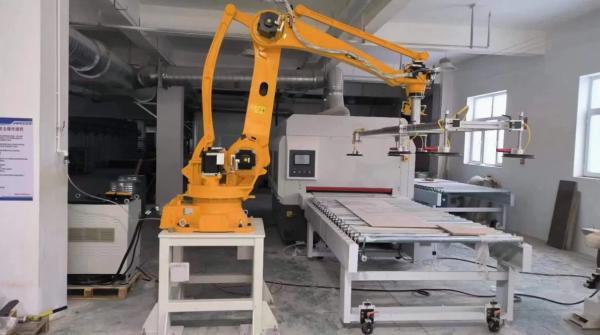Quality 10-15Times/Min Robotic Arm Palletizer Servo Driven Automated Palletizer for sale