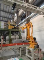 Quality 10-15Times/Min  Robotic Arm Palletizer Servo Driven Automated Palletizer for sale
