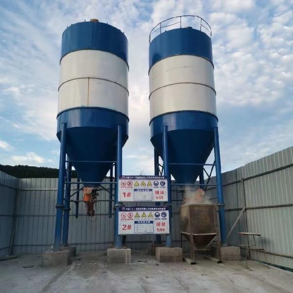 Quality 50T-120T Cement Storage Tank Full Automatic Vertical Cement Silo for sale