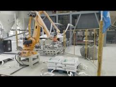 4 Axis Palletizing Automation 380v 220v Robotic Case Packer And Palletizer