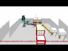 Degreasing Coating Dry Mortar Equipment External Wall Putty Batching Plant
