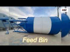 Dry Powder Mortar Cement Silo 50 Ton 120 Ton Fly Ash Silo For Energy And Mining