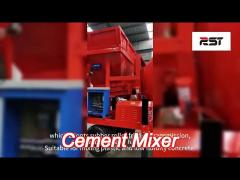 750L Mobile Cement Mixer 5kW Concrete Mixer Machine Energy Saving