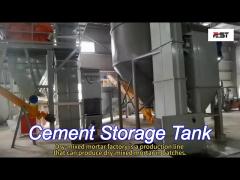 Cement Silo Storage Tank  Price for Construction Concrete Mixing Plant Dry Mix Mortar Plant